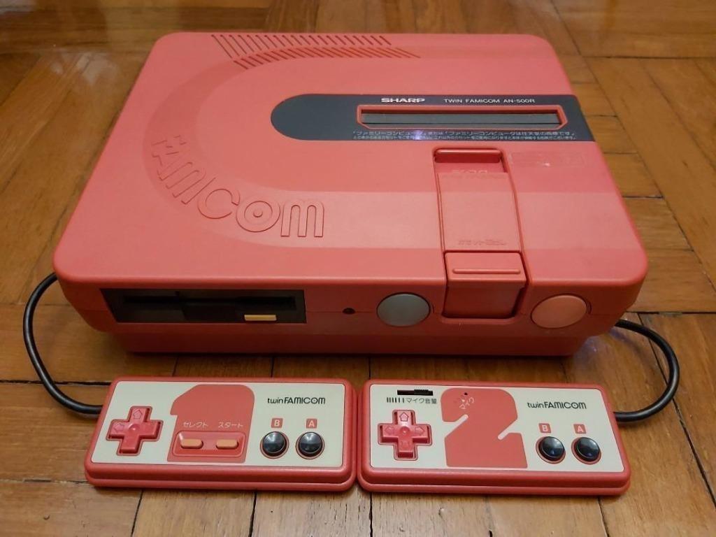 Nintendo Sharp twin famicom 任天堂 紅白機 遊戲機 an-500r 懷舊 昭和 vintage classic ...