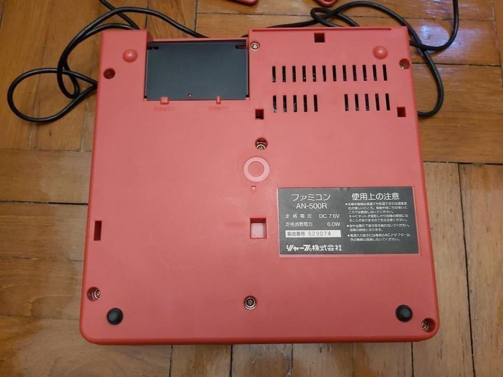 Nintendo Sharp twin famicom 任天堂 紅白機 遊戲機 an-500r 懷舊 昭和 vintage classic ...