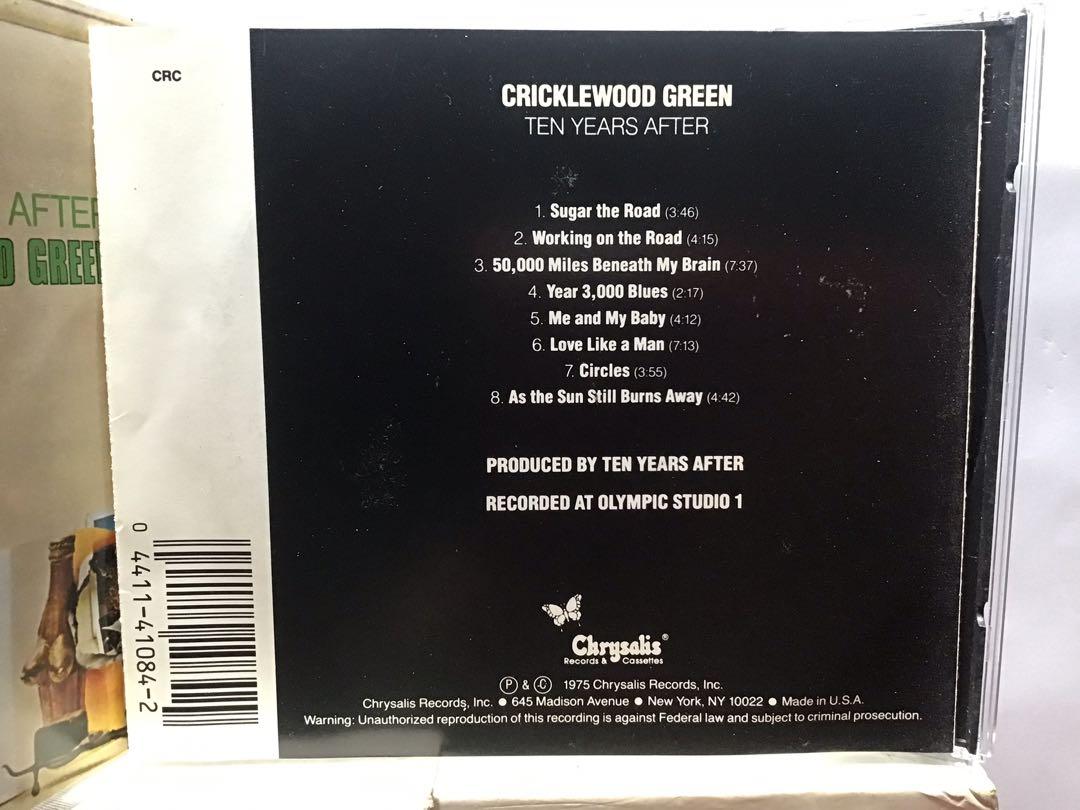 CD US PRESS Ten Years After - Cricklewood Green OOP USA CD Anubis Classic Blues Rock, Hobbies ...