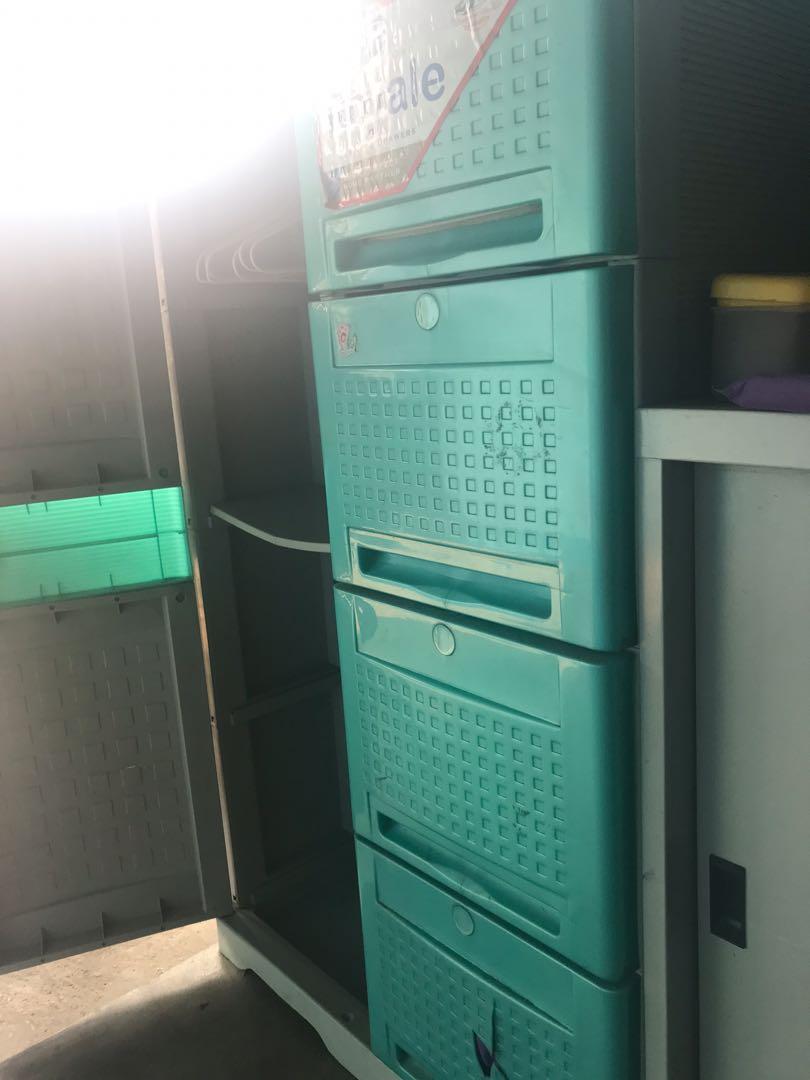 Orocan Plastic Shelves Cabinet, Furniture & Home Living, Furniture ...