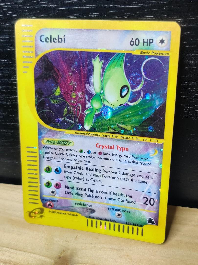 Pokemon Crystal Celebi Skyridge 145/144, Hobbies & Toys, Toys & Games ...