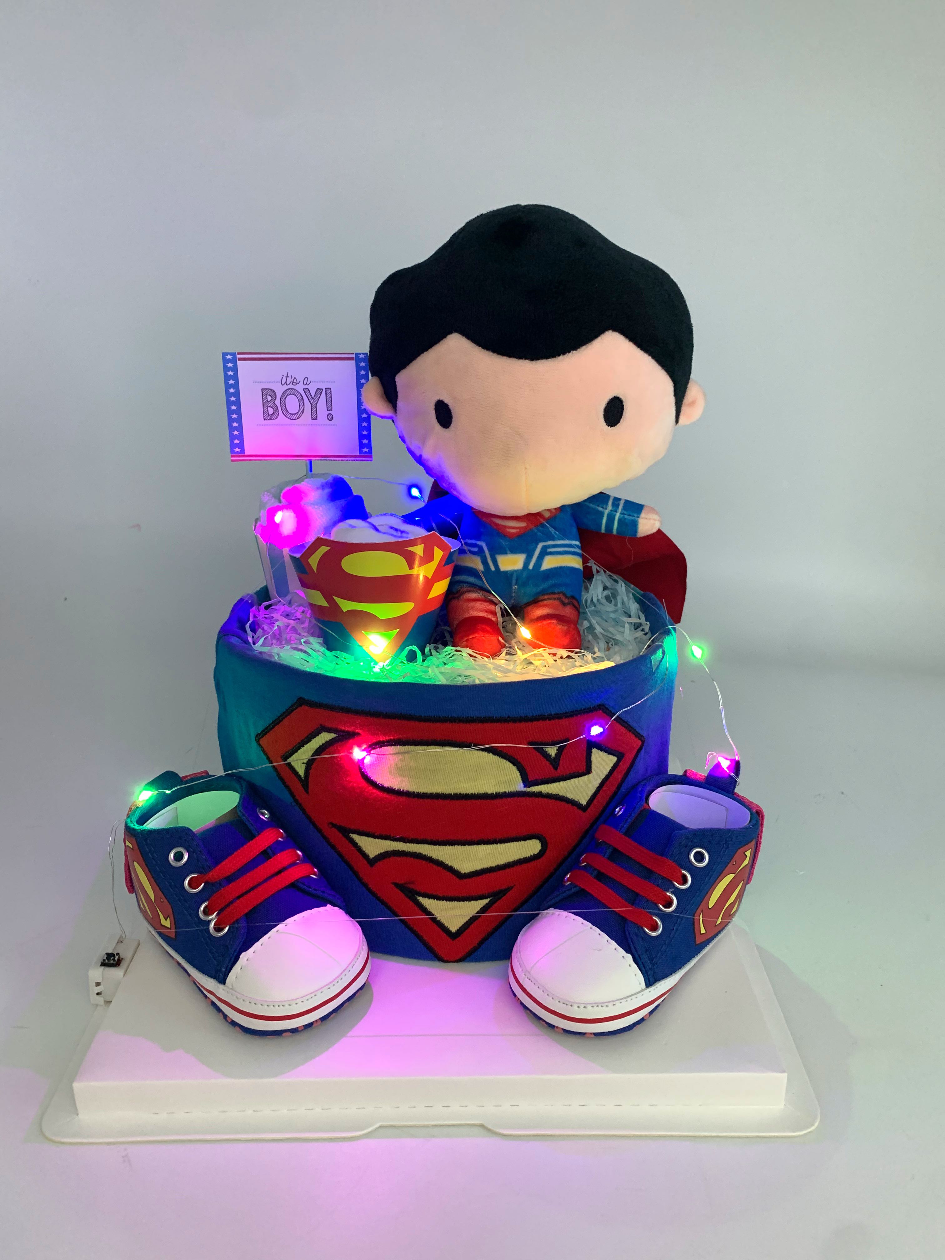 Superman Diaper Cake, Babies & Kids, Bathing & Changing, Diapers & Baby ...