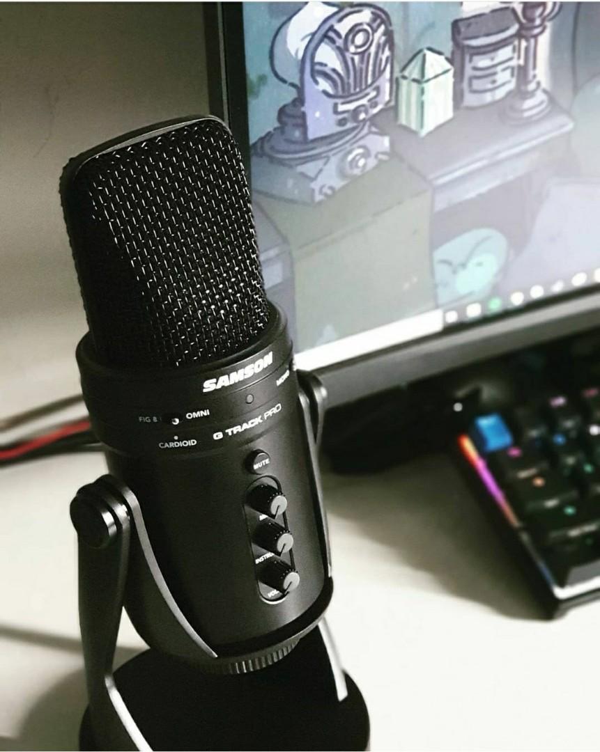 SAMSON G Track Pro with SP04 Spider Shock Mount, Audio, Microphones on ...