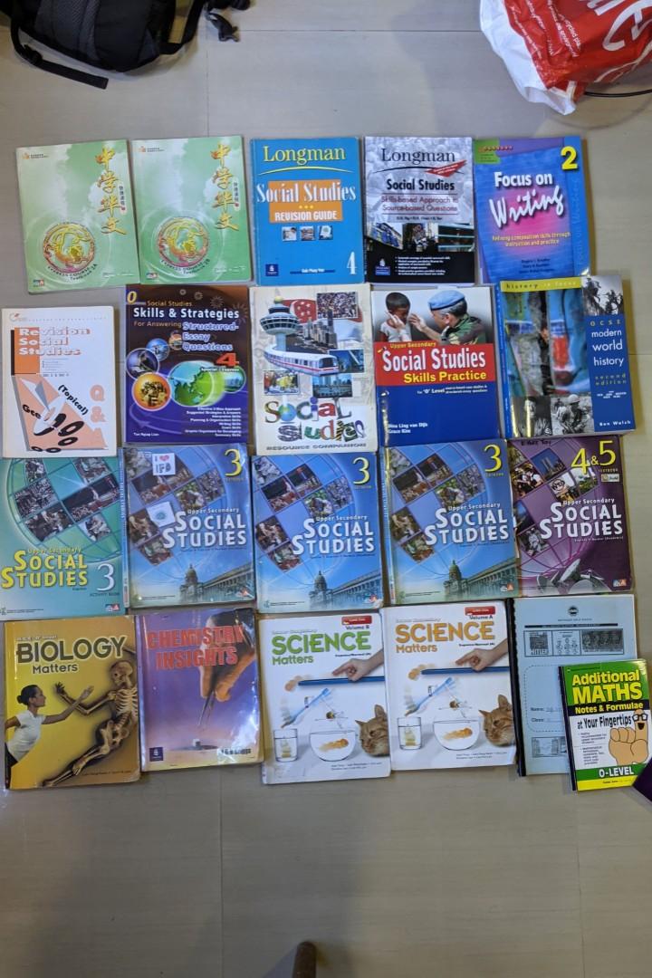 Primary Secondary School subject textbooks assessment books exercises O ...