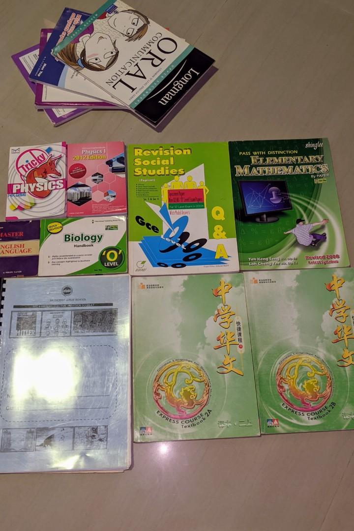 Primary Secondary School subject textbooks assessment books exercises O ...