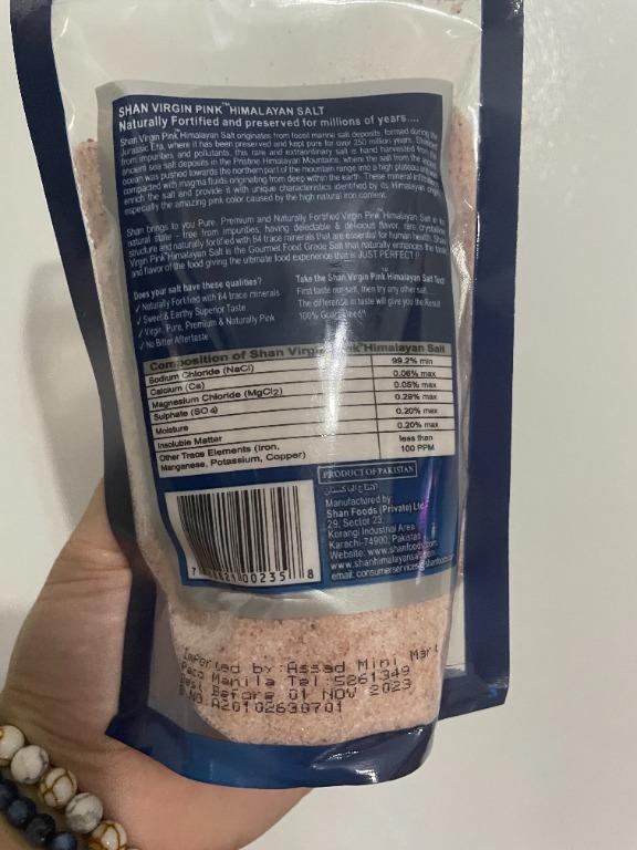 Shan Himalayan Salt 400g, Food & Drinks, Spice & Seasoning on Carousell