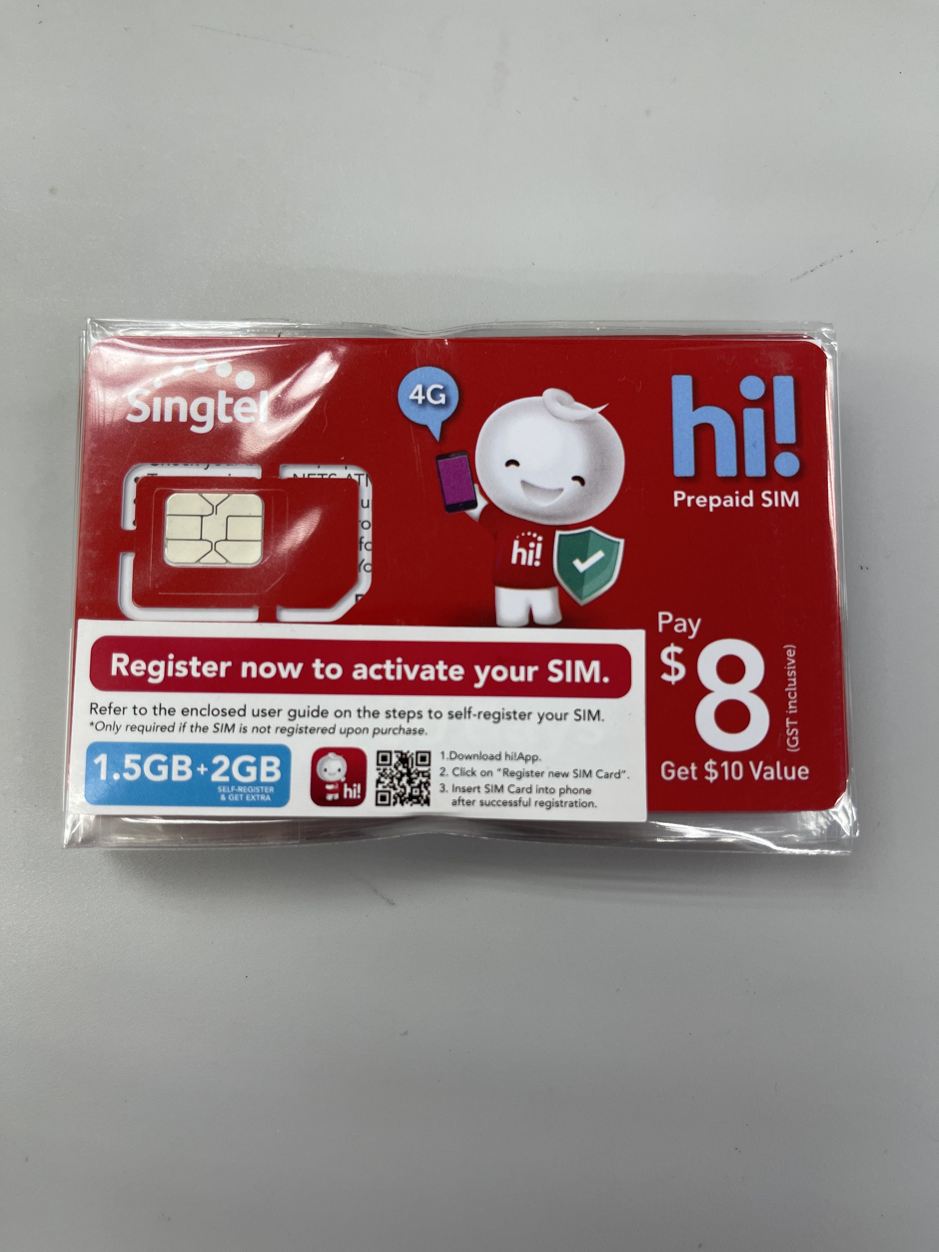 Singtel sim card, Everything Else on Carousell