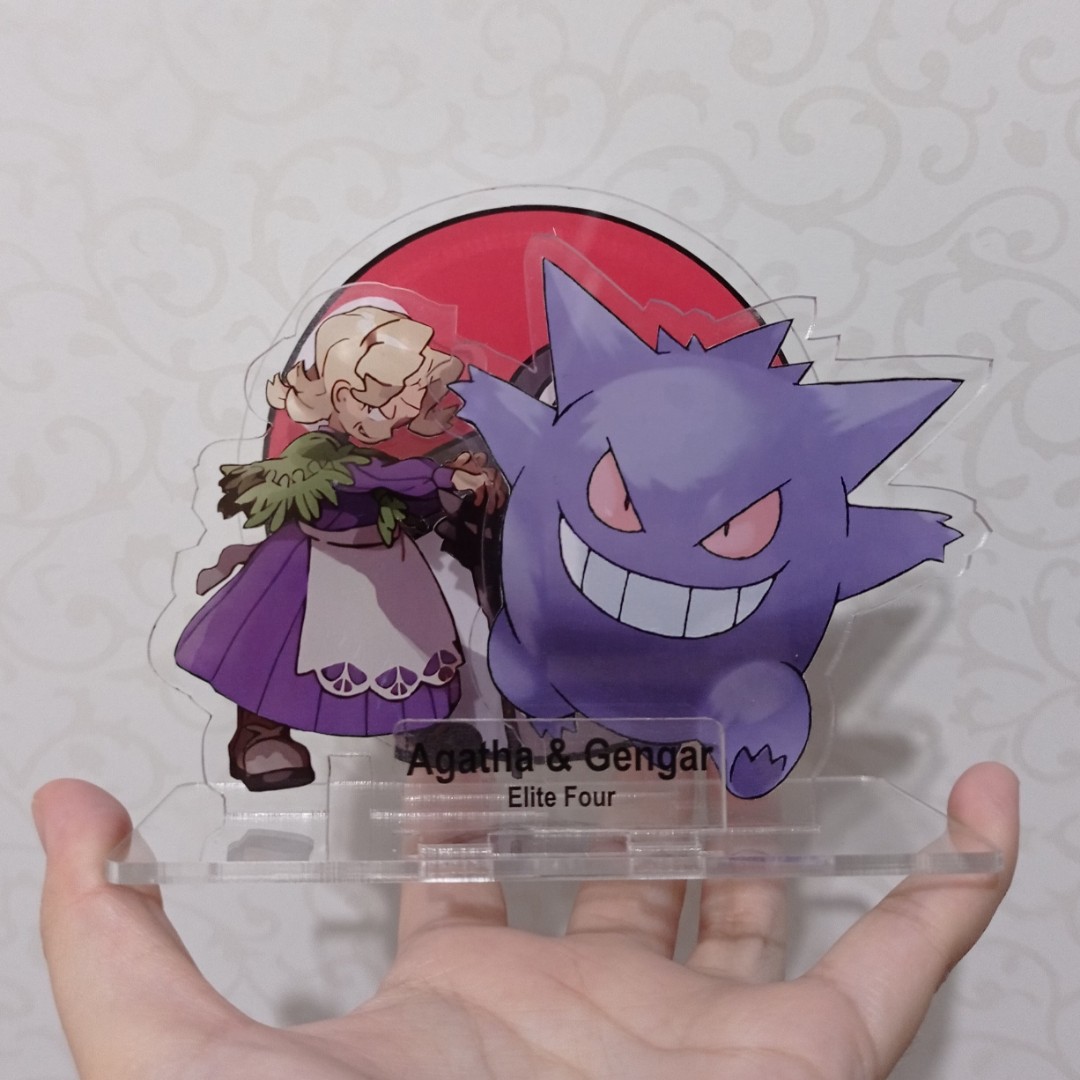 Standee Pokemon Elite4 Agatha Gengar, Toys & Collectibles, Lainnya di ...