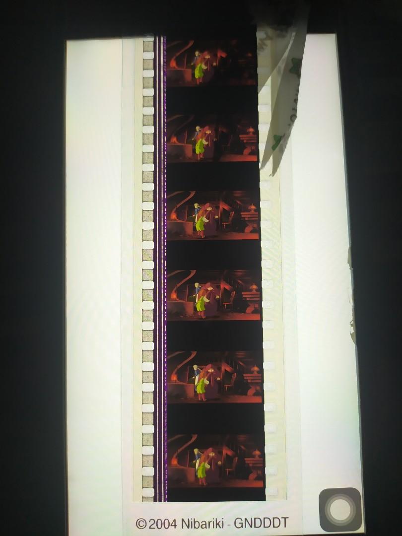 Studio Ghibli Howls Moving Castle Authentic Filmstrip Bookmarks ...