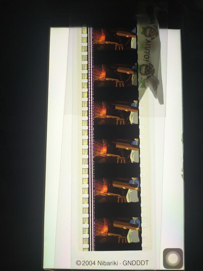 Studio Ghibli Howls Moving Castle Authentic Filmstrip Bookmarks ...