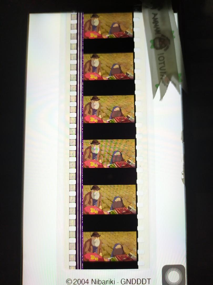 Studio Ghibli Howls Moving Castle Authentic Filmstrip Bookmarks ...