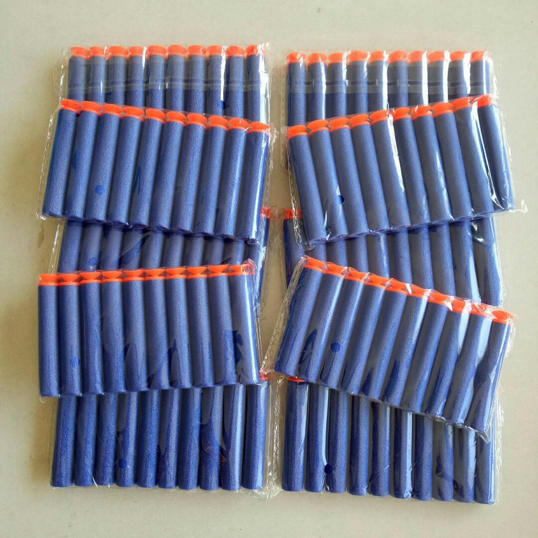 {in stock} SUCTION TIP Nerf gun bullets - dark blue, Hobbies & Toys ...