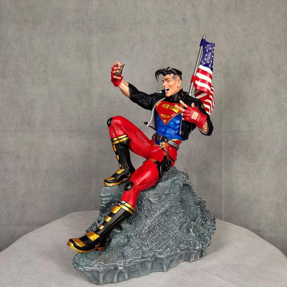 Superboy Custom Statue 1/4 Scale, Hobbies & Toys, Toys & Games on Carousell