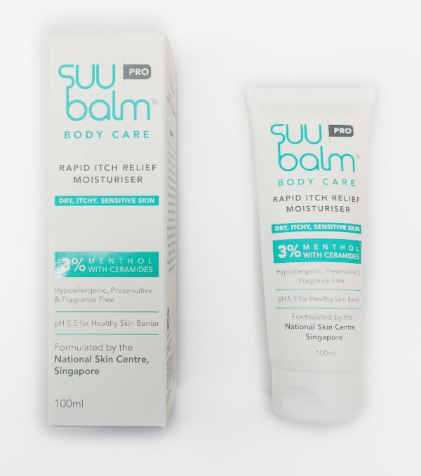 Suu Balm Pro Body Care Rapid Itch Relief Moisturiser 100ml - 3% menthol ...