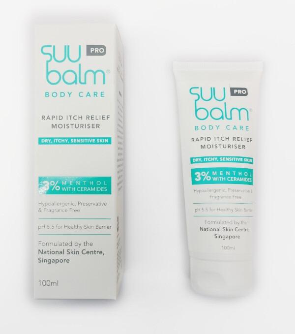 Suu Balm Pro Body Care Rapid Itch Relief Moisturiser 100ml - 3% menthol, Beauty & Personal Care ...
