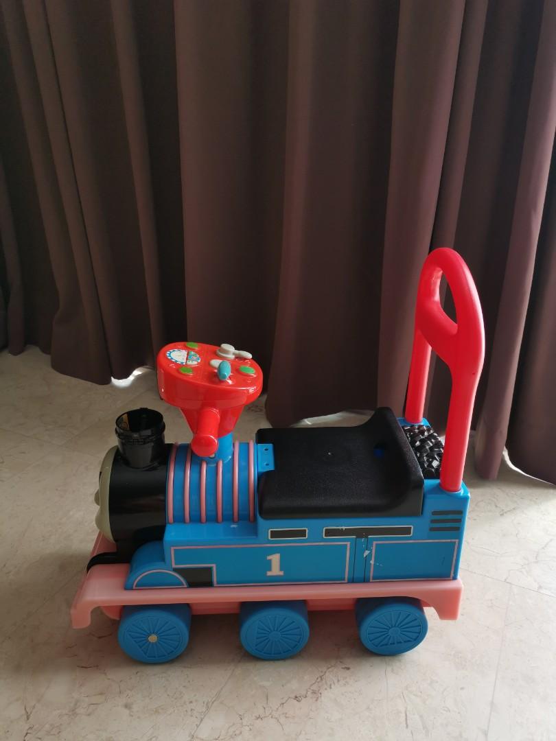 Thomas Train Ride On Car, Babies & Kids, Infant Playtime on Carousell