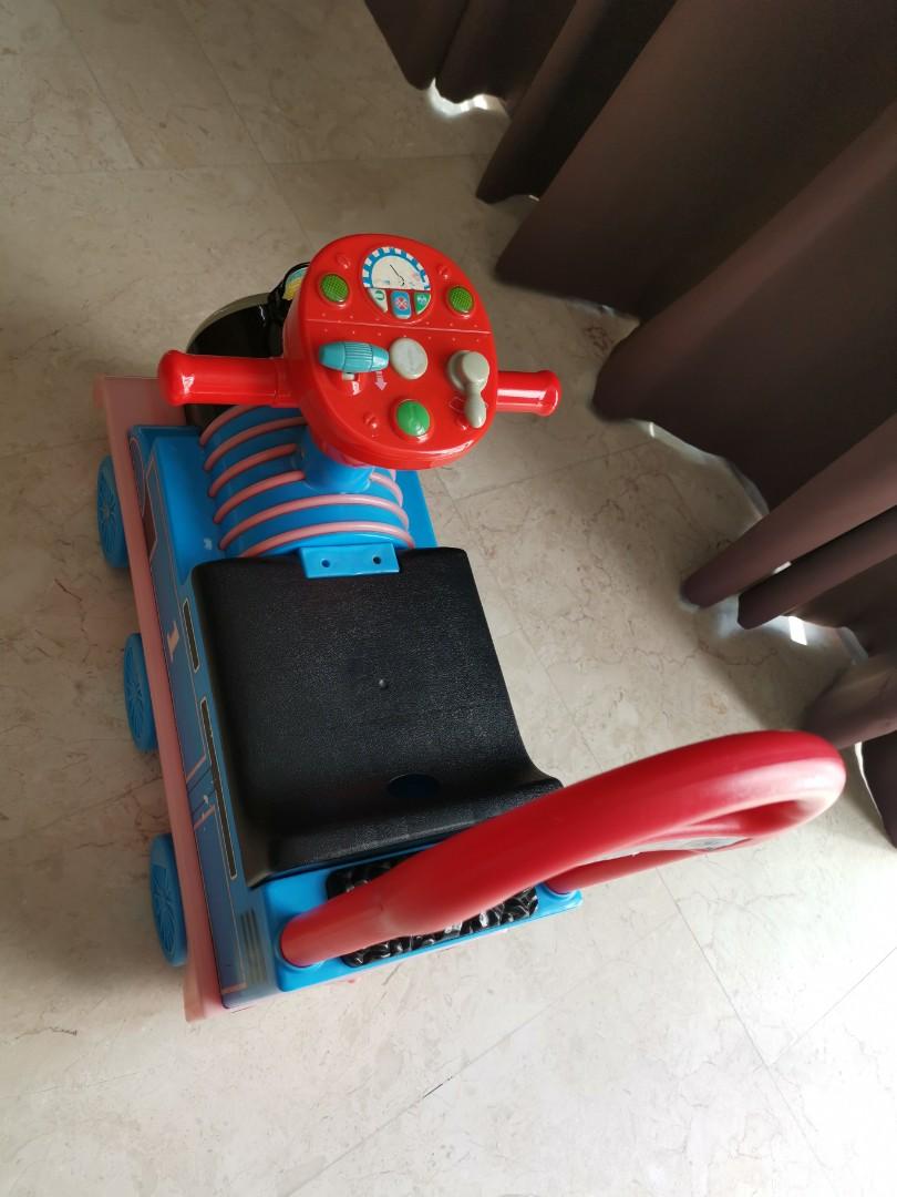 Thomas Train Ride On Car, Babies & Kids, Infant Playtime on Carousell