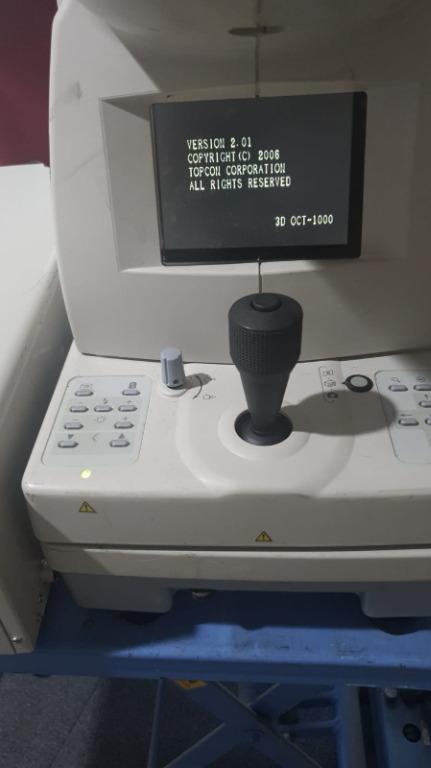 Topcon Corporation 3D OCT-1000 Ver 2.01 3D Optical Coherence Tomography ...