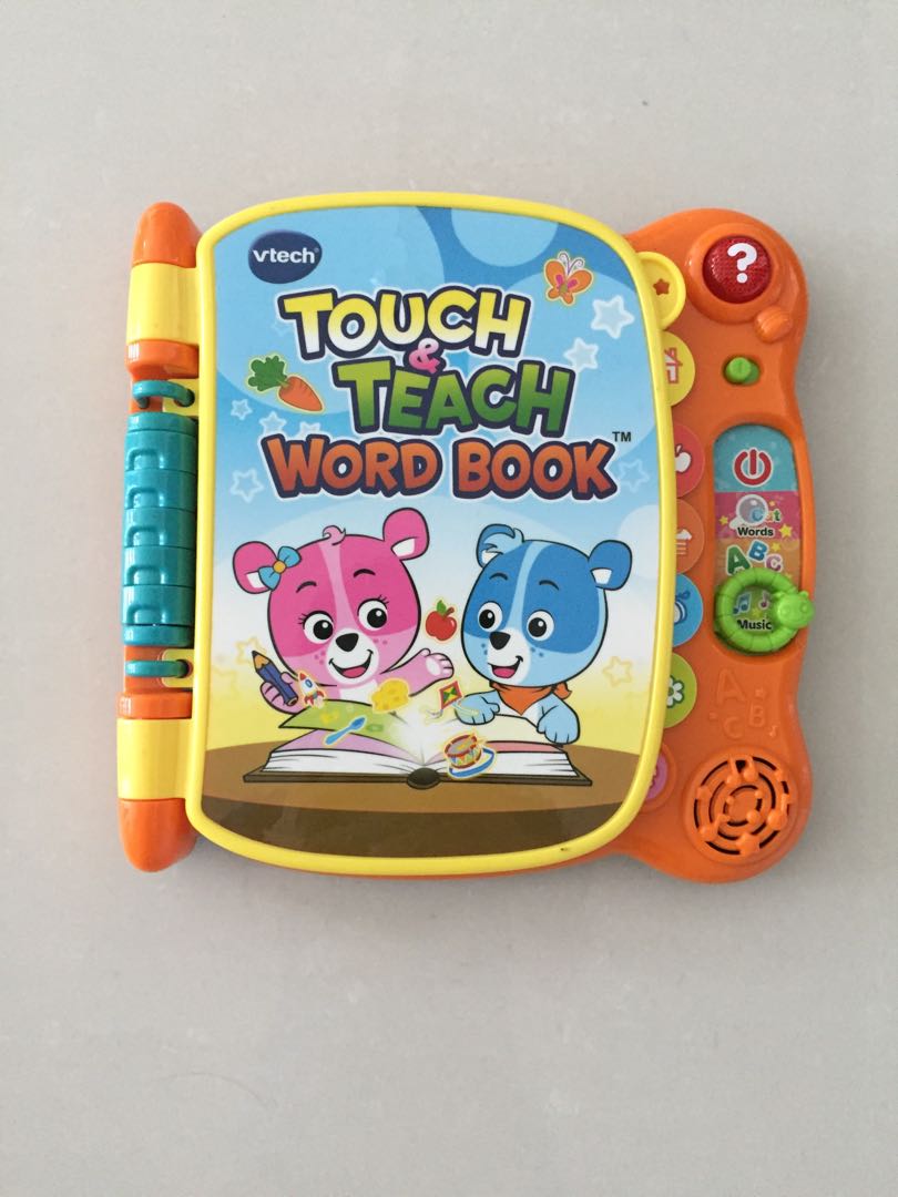 Vtech Touch & Teach Word Book, Babies & Kids, Infant Playtime on Carousell