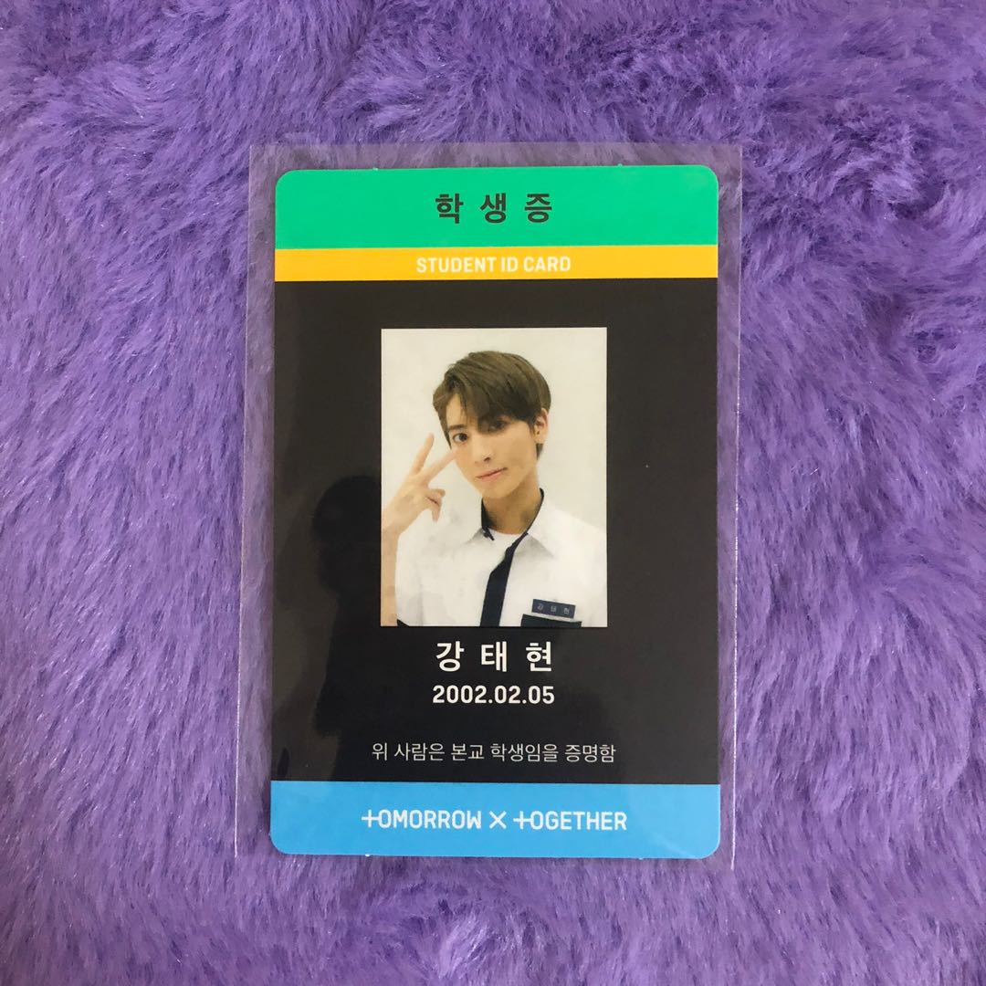 WTS TXT TAEHYUN ID CARD PC, Hobbies & Toys, Collectibles & Memorabilia ...