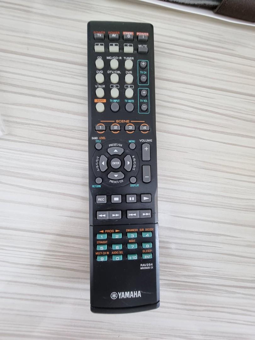 Yamaha receiver remote control RAV 284, TV & Home Appliances, TV ...