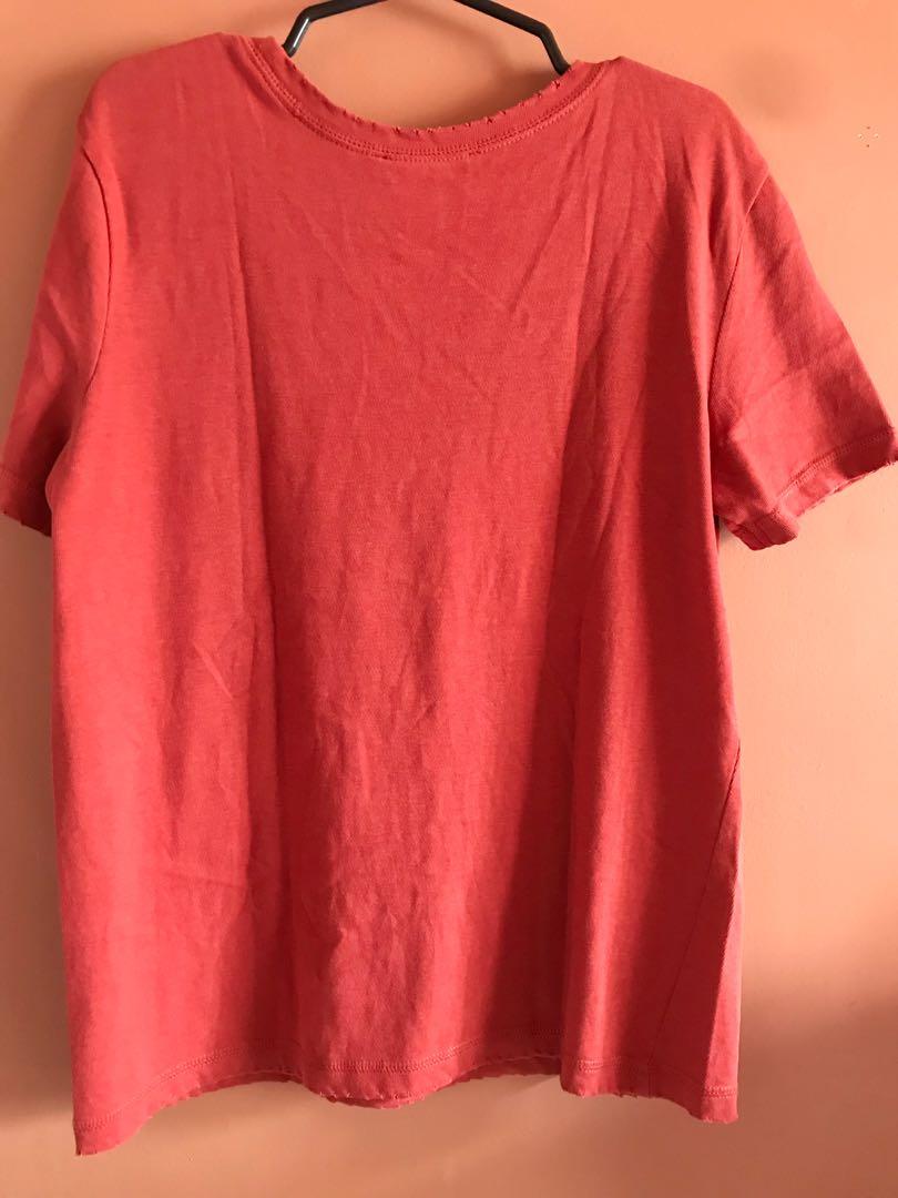 ZARA Terracotta Top, Women's Fashion, Tops, Shirts on Carousell