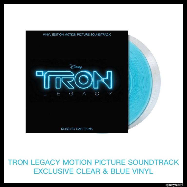 [預訂] Tron Legacy Motion Picture Soundtrack Exclusive Clear & Blue Vinyl ...
