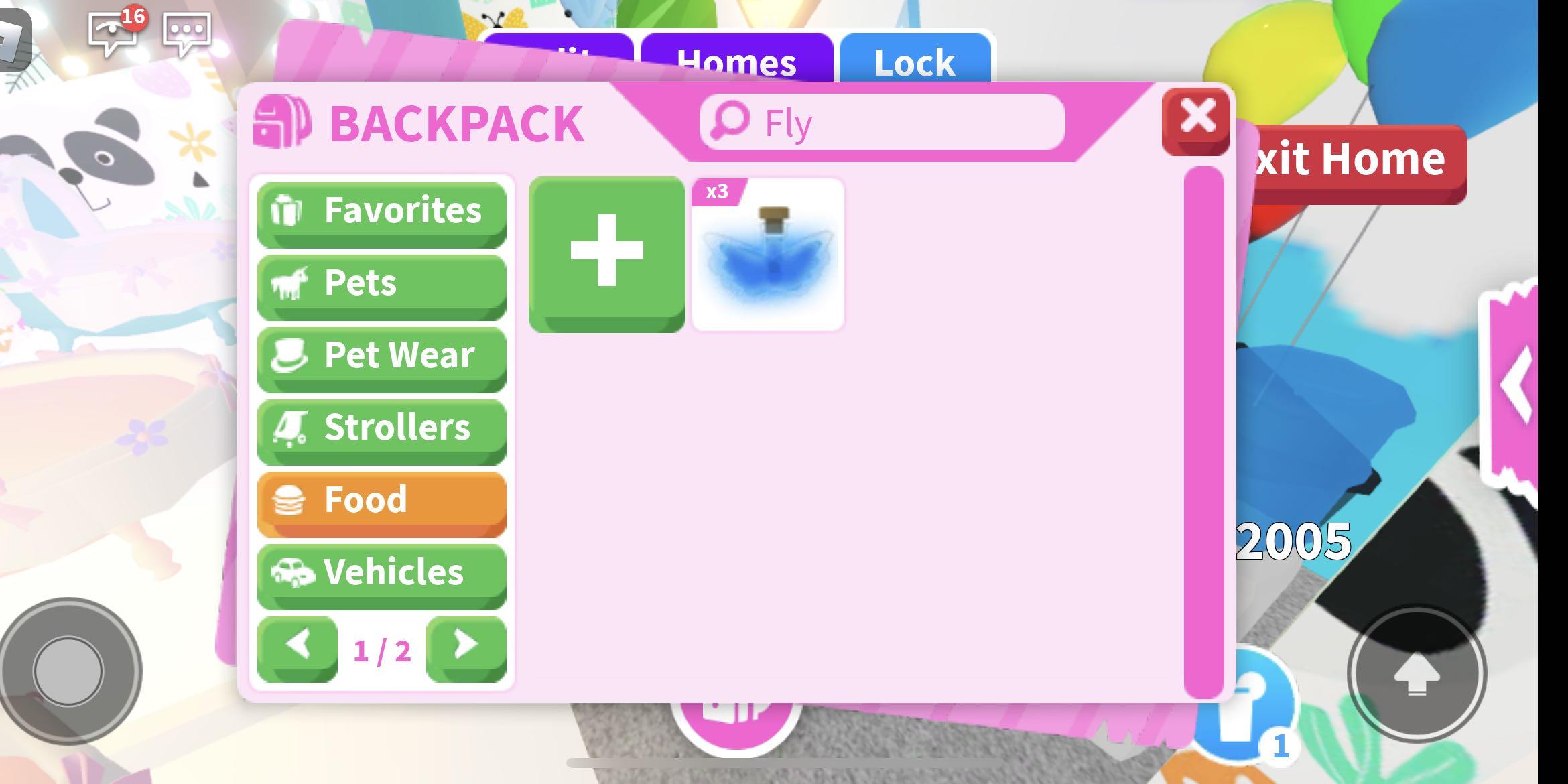 Adopt me fly potion, Video Gaming, Gaming Accessories, In-Game Products ...