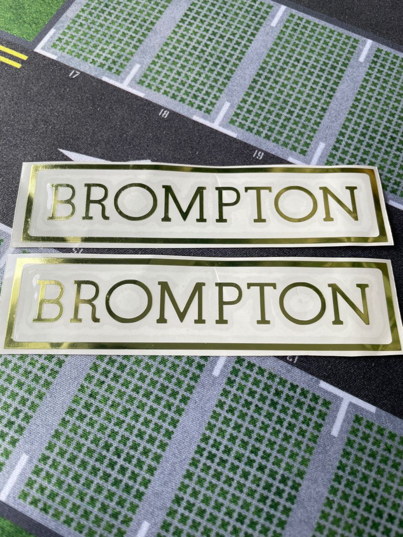 Brompton sticker, Sports Equipment, Bicycles & Parts, Parts ...