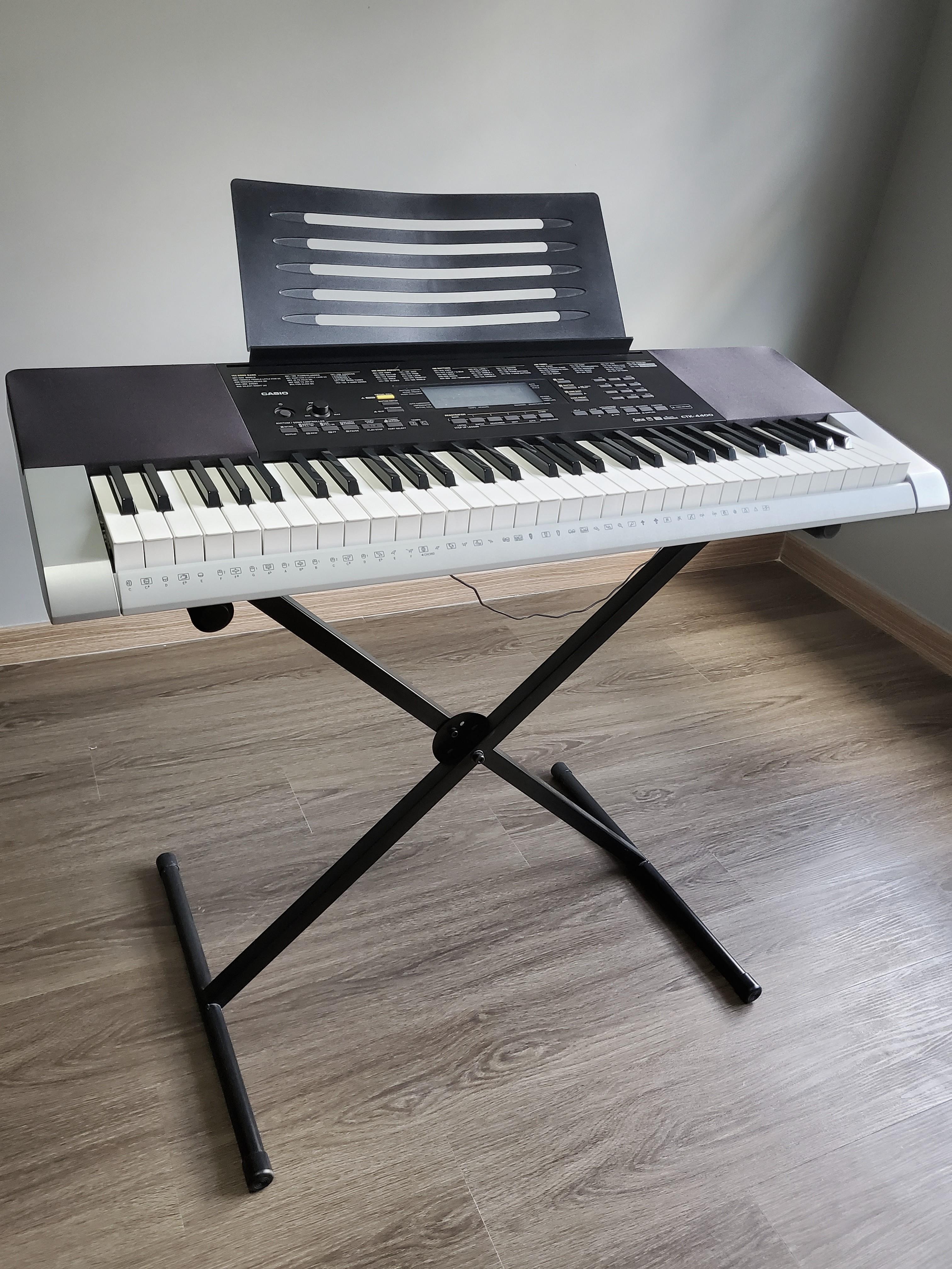 Casio CTK-4400 Keyboard + Stand comes with Box, Hobbies & Toys, Music ...
