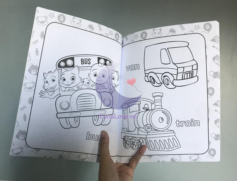 Cocomelon My First Words Coloring Book | English | Children's Book ...