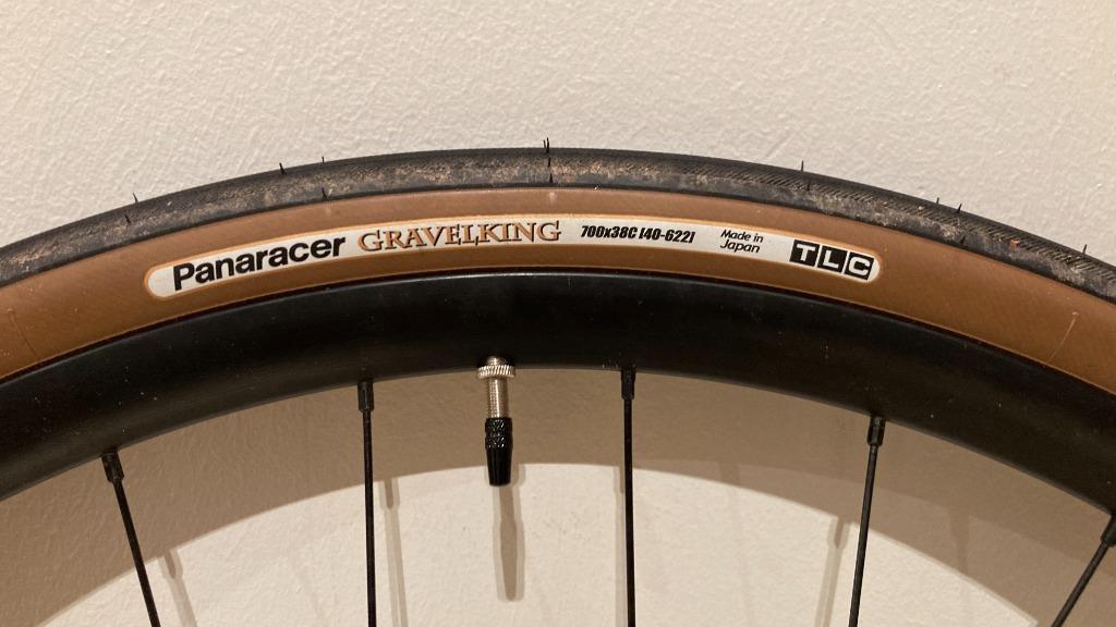 Complete Axis Elite Gravel Wheelset with Panaracer Gravelking Tyres ...