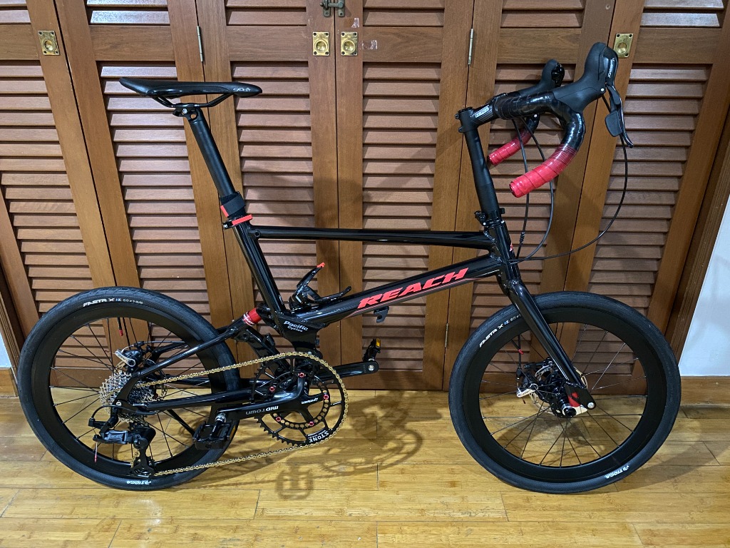 Custom Pacific Cycles Reach Foldable Packable Mini Velo (not Birdy ...