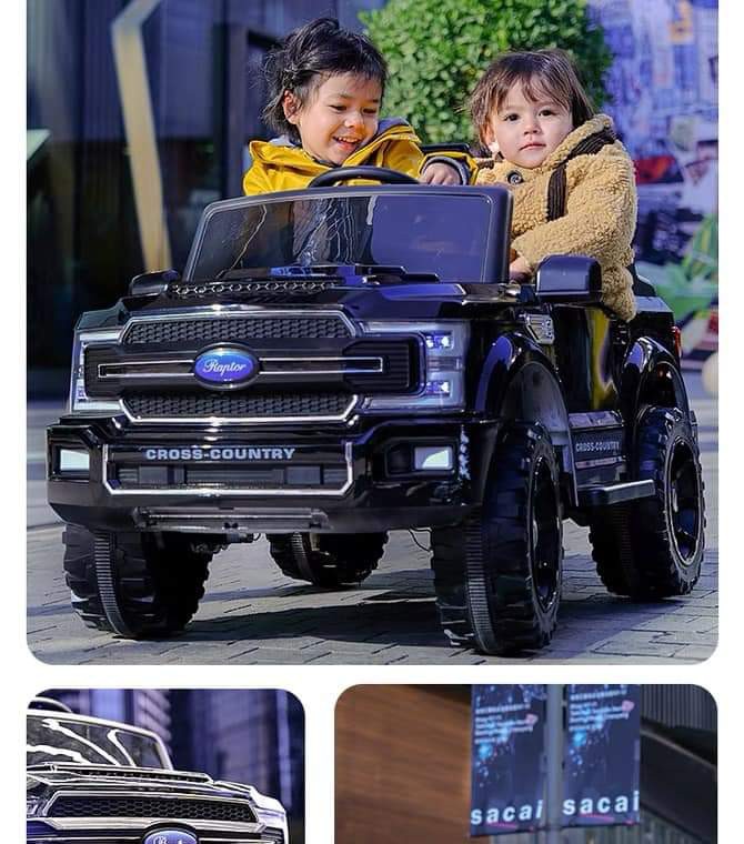 Electric Car Kids Toy Ford Raptor 917 Ride On Cars Rechargeable ...