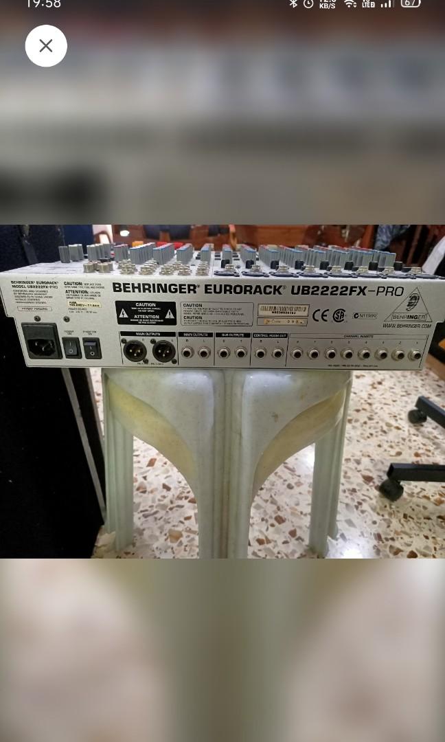 EURORACK UB2222FX-PRO ,Denon preamp, DENON PREAMP avc 3530 - $180 all 3 ...