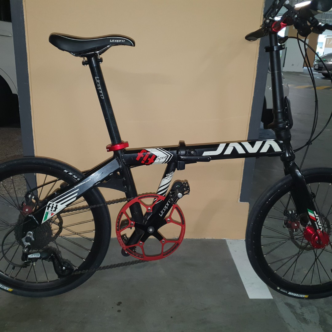 Folding bike JAVA FIT 20inch, Sports Equipment, Bicycles & Parts ...