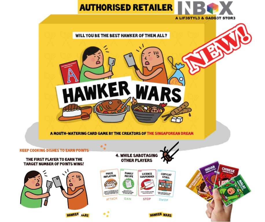 Hawker Wars Card Game, Hobbies & Toys, Toys & Games on Carousell