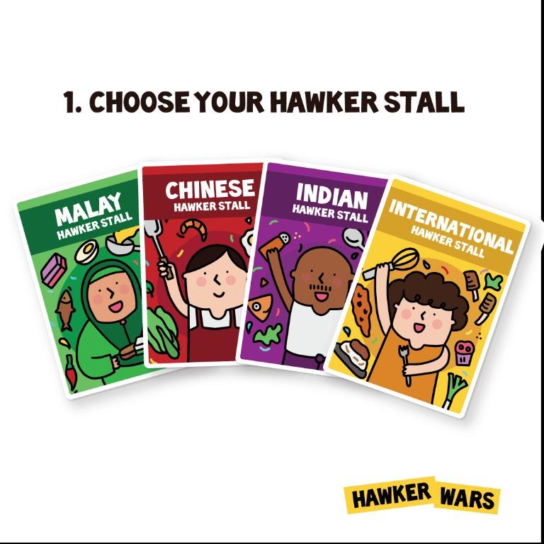 Hawker Wars Card Game, Hobbies & Toys, Toys & Games on Carousell