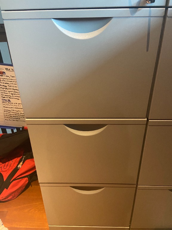 IKEA File Cabinet with 3 shelves, Furniture & Home Living, Furniture ...