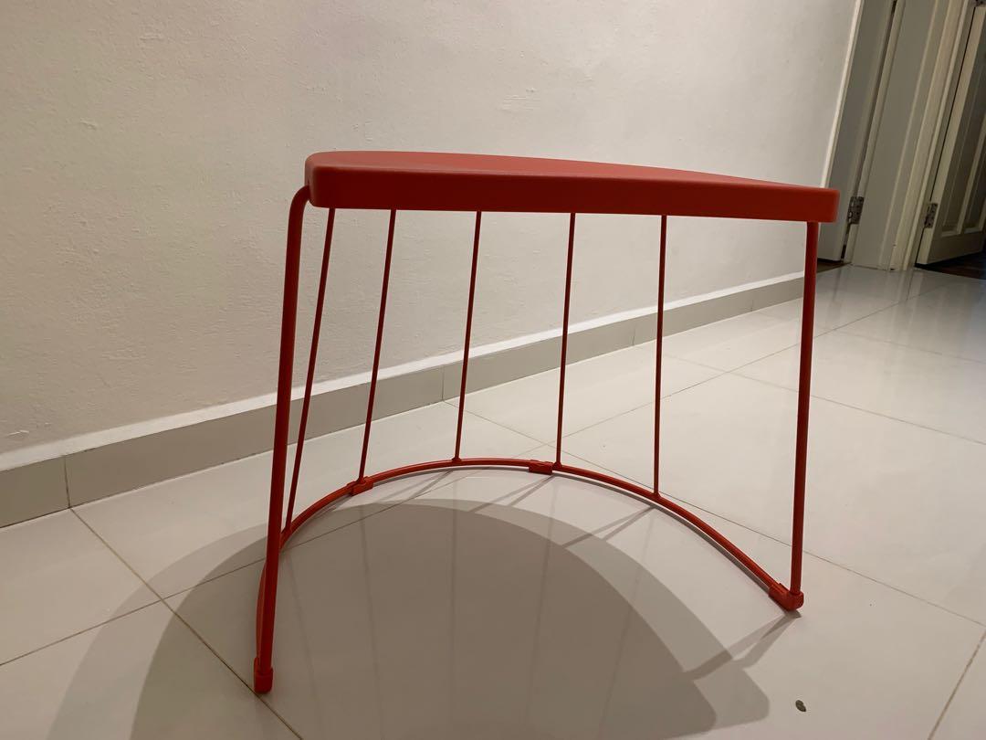 Ikea red dot design table, Furniture & Home Living, Furniture, Tables ...