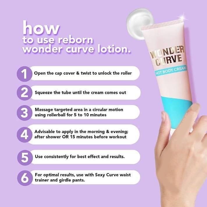 Instock Reborn Wonder Curve Lotion, Beauty & Personal Care, Bath & Body ...