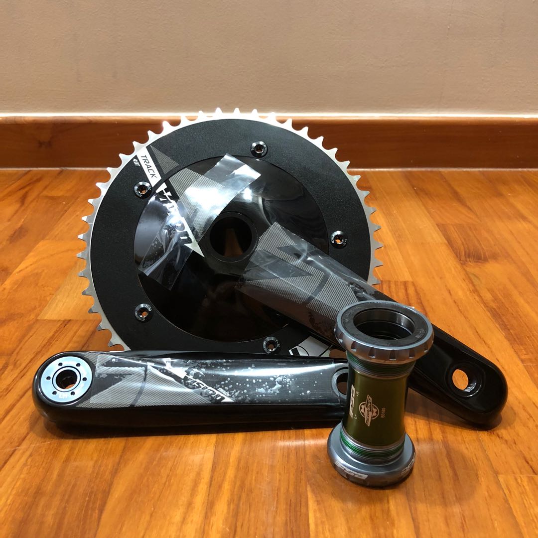 Vision Track Crankset, Sports Equipment, Bicycles & Parts, Parts ...