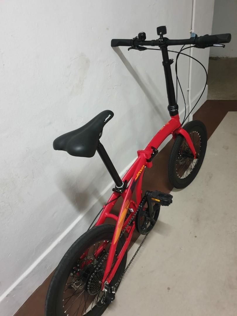 Java Zelo 20" folding bike Red, Sports Equipment, PMDs, E-Scooters & E ...