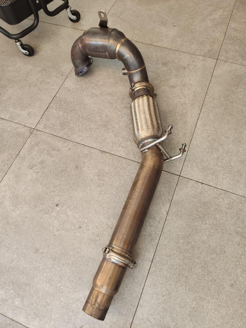 Leyo catted (200cell) downpipe - MK7, MK7.5 GTI, VRS245, Car ...