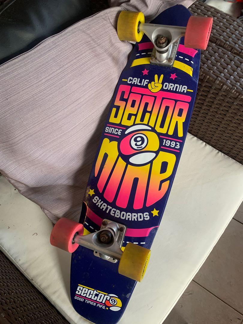 Limited Edition Sector Nine 9 Skateboard Longboard Navy Maple Wood ...