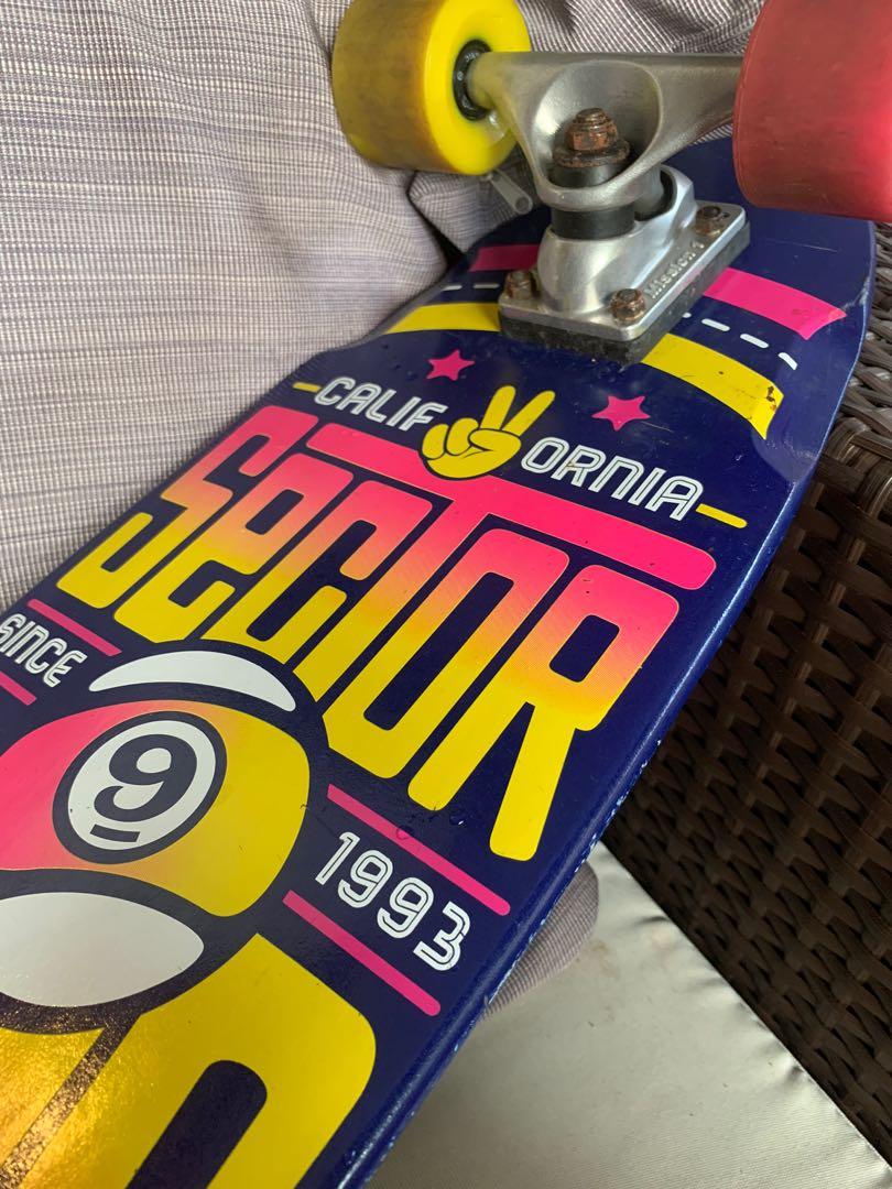 Limited Edition Sector Nine 9 Skateboard Longboard Navy Maple Wood ...