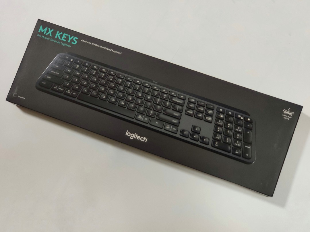 Logitech Mx Keys Graphite Colour Computers Tech Parts Accessories Computer Keyboard On