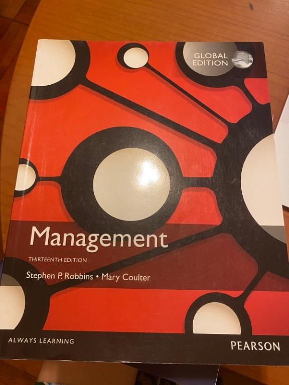 Management (13th edition) by Stephen P Robbins, Mary Coulter, 興趣及遊戲, 書本 ...