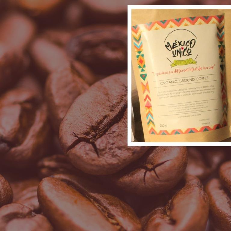 Mexico Unico - Organic Coffee Arabica Beans 125gr, Food & Drinks ...