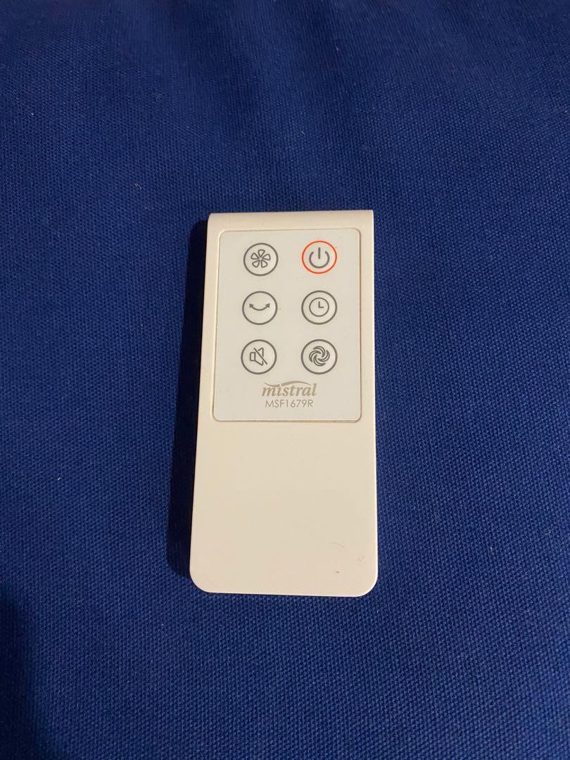 Mistral 16” Standing Fan with Remote, Furniture & Home Living, Lighting ...